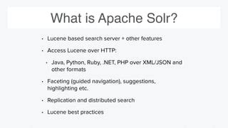 Intro To Apache Solr PPT