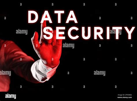 Conceptual Display Data Security Business Showcase Confidentiality