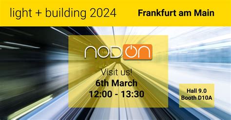 Nodon Worldwide On Linkedin Lb2024 Lightbuilding Smartbuilding