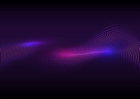 Halftone Design Element Motion Effect Abstract Vector Image