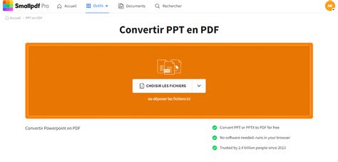 Convertir Des Fichiers PPT Au Format PPTX En Ligne Gratuitement Smallpdf