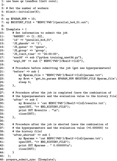 Example Of Xcrypt Script For Training With Hyperparameter Search Download Scientific Diagram