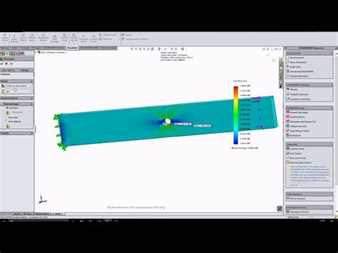 فیلم آموزشی نحوه انجام مطالعه استقلال مش در Solidworks با زیرنویس