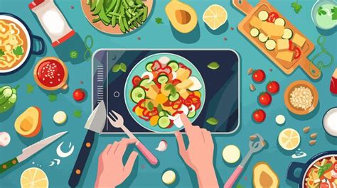 Professional Handson Cooking With Online Video Tutorial On Mobile Phone
