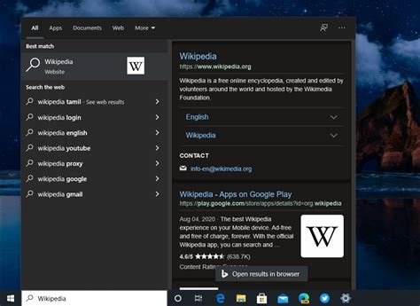 Windows 10s Taskbar Search Is Getting Microsoft Edge Integration