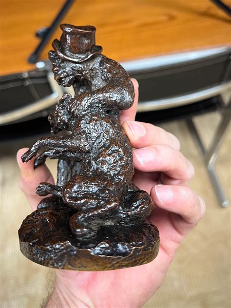 Vagabond Bear Grabbing A Wolf Christophe Fratin