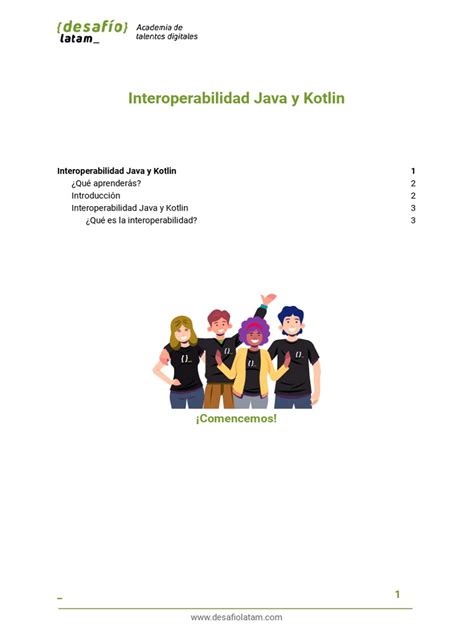 L2 Interoperabilidad Java Y Kotlin Pdf Java Lenguaje De