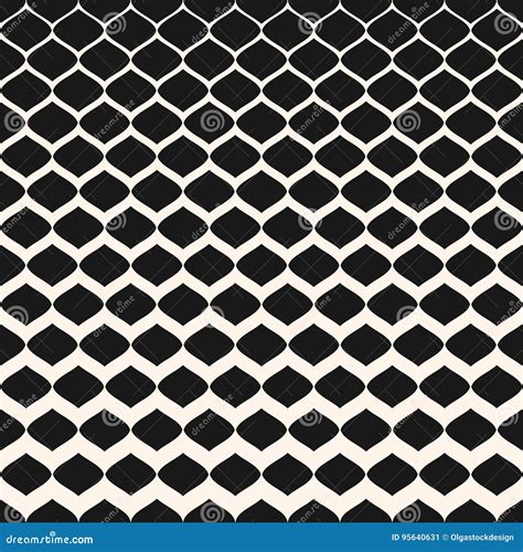 Halftone Seamless Pattern Mesh Texture With Gradually Thickness Stock