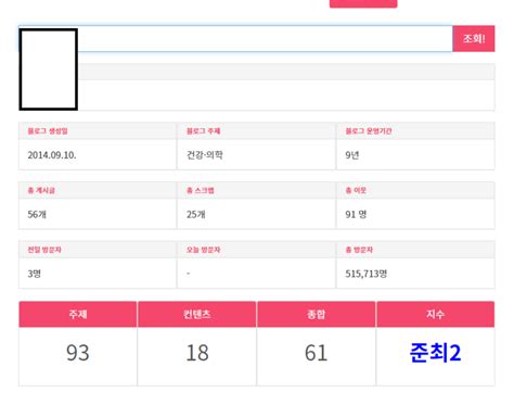 네이버 블로그 지수 확인 사이트 블덱스 소개 네이버 블로그