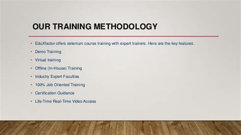 Selenium Training Ppt