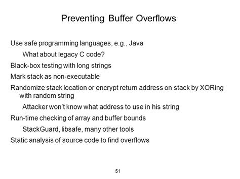 Buffer Overflows And Defenses Ppt Download