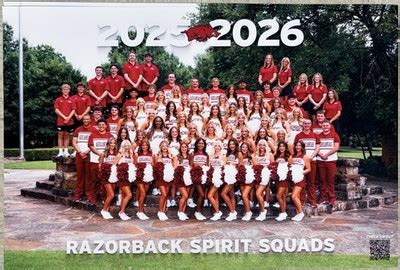 Arkansas Razorbacks Athletics Spirit Squads Cheerleaders 2025 2026 Sec