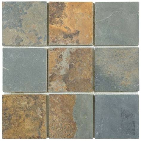 ARRO18 Rust Slate Mosaic Superior Tile