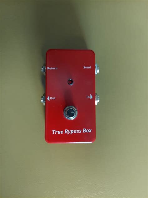 True Bypass Box Reverb