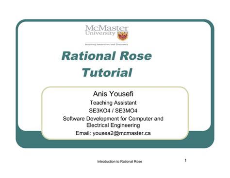 Rational Rose Tutorial Pdf