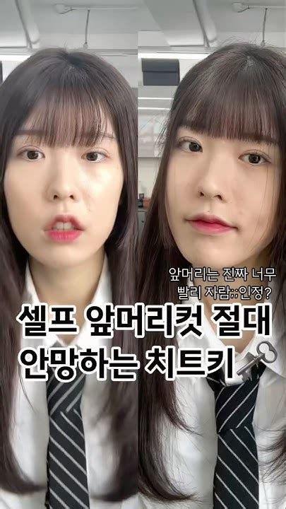 💇🏻‍♀️미용사가 알려주는 셀프앞머리컷 치트키 뷰티팁 셀프컷 앞머리컷 셀프앞머리컷 셀프헤어 셀프헤어스타일링 콤브헤어
