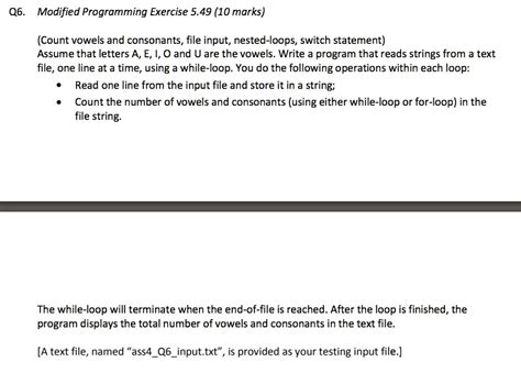 video solution q6 modified programming exercise 5 49 10 marks count
