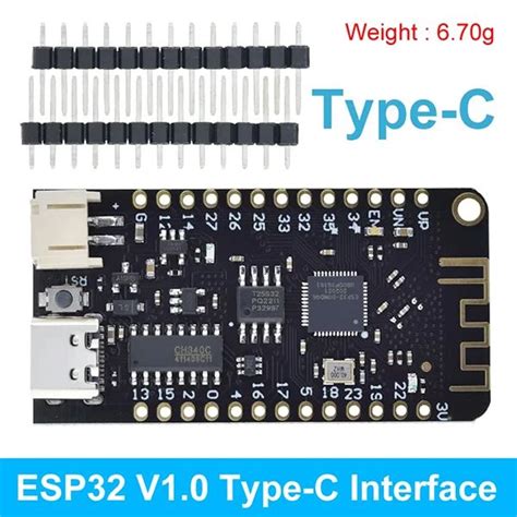 Micropython Esp32 Development Board With Ch340c And Microtype C Usb