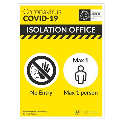Covid 19 Isolation Office Sign