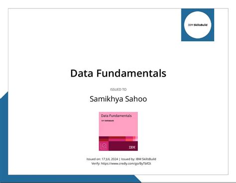 samikhya sahoo on linkedin ibmskillsbuild csrbox datafundamentals