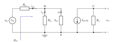 Bjt Amplifier Small Signal Analysis Using H Parameters Electrical