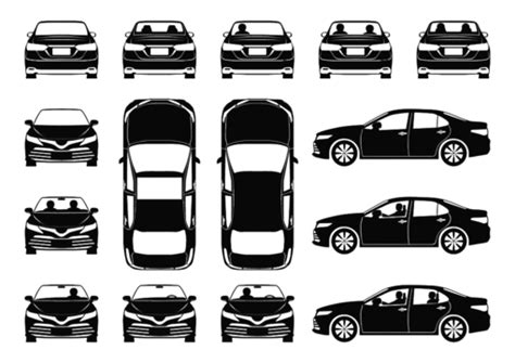 회색과 흰색 자동차 아이콘 후방 디자인 상징 Png 일러스트 및 벡터 에 대한 무료 다운로드 Pngtree