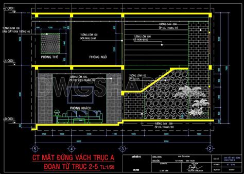 288 Detailed Cad Drawings Of The Interior Elevation Of The Walls For