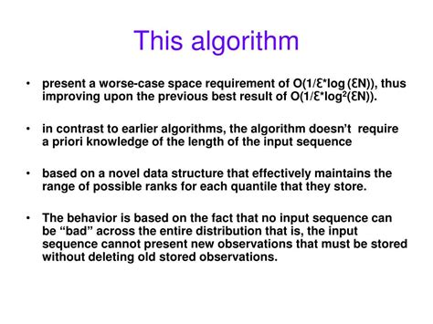 Ppt Space Efficient Online Computation Of Quantile Summaries Powerpoint Presentation Id1303553