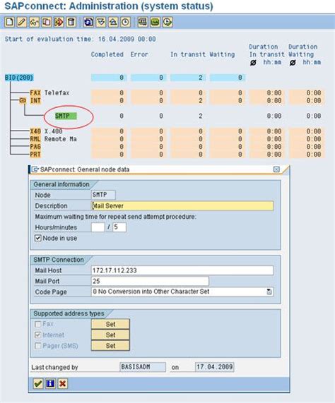 Smtp Mail Configuration In Sap