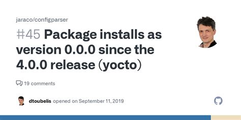 Package Installs As Version Since The Release Yocto Issue Jaraco