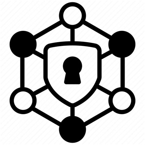 Network Security Cyber Lock Protection Safety Connection Icon Download On Iconfinder