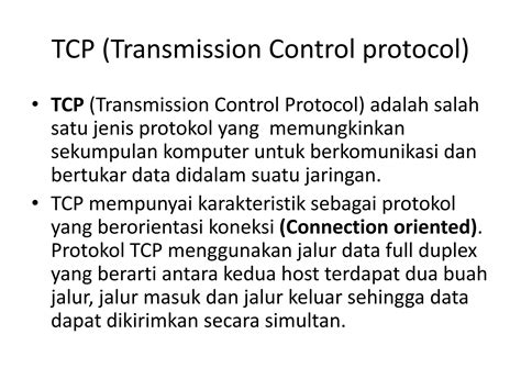 Protokol Tcp Dan Udp Pptx