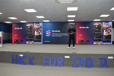 Rahul Khinchi On Linkedin Im Thrilled To Share That Syncloop Was A Track Sponsor At The