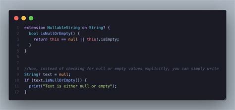Waleed Ahmad On Linkedin Flutter Tip You Can Use Extension Methods To