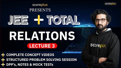Relation Lecture 3 Jee Maths Jee Mains Youtube
