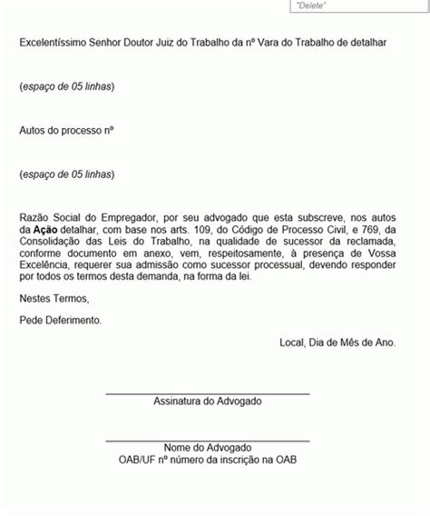 Modelo De Petição Sucessão Processual Novo Cpc Lei Nº 13105 2015