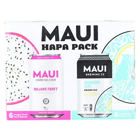 Maui Hard Seltzer Variety Pack Dragon Fruitsunshine Girl