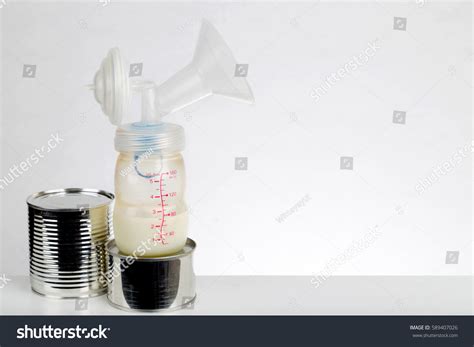 Pumping Breast Milk Mom Milk Baby Stock Photo Shutterstock