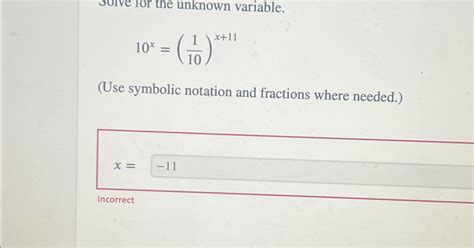 Solved Sorve For The Unknown Variable X X Use Chegg