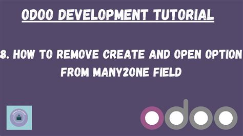 How To Remove Create And Open Options From Many2one Field Odoo Tutorial In Hindi Learnology