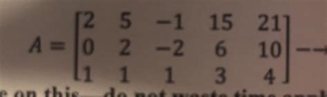Solved E Is Axb Consistent For All B In The Appropriate