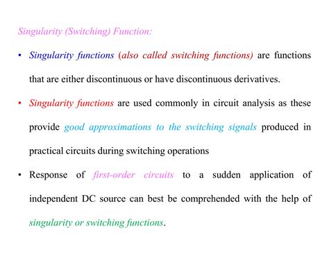 First Order Circuits Linear Circuit Analysis Pdf
