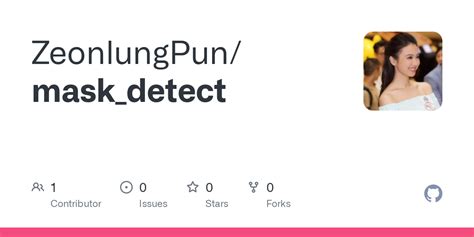 Github Zeonlungpunmaskdetect