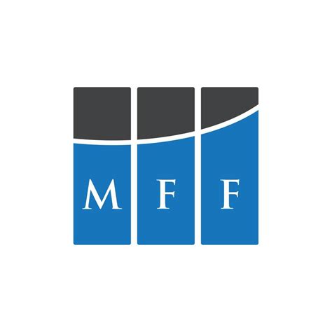 Mff Letter Logo Design On White Background Mff Creative Initials
