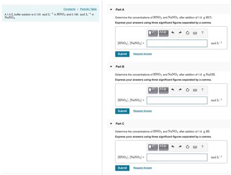 solved parta a 1 0 l buffer solution is 0 135 mol l 1 in