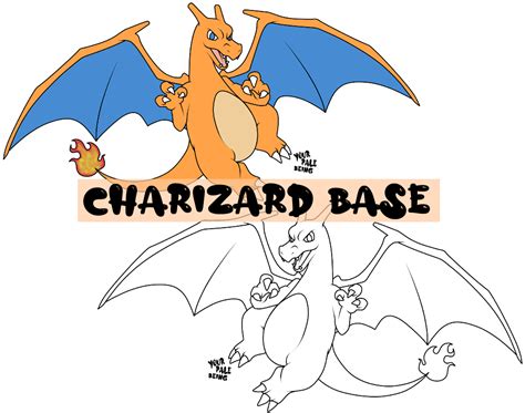 F2u Charizard Base By Yourpalebeing On Deviantart