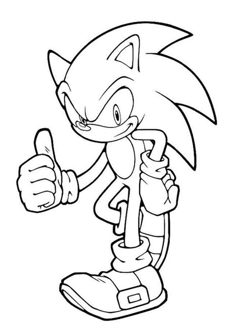 Dibujos De Sonic Para Colorear Artofit