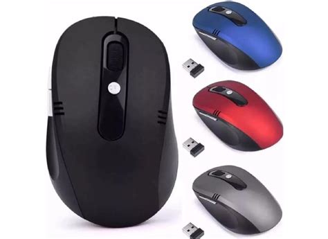 Mouse sem fio nano 2 4Ghz Wireless Sensor Optico 400 1600cpi com o Melhor Preço é no Zoom