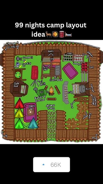 99 Nights In The Forest Base Idea 99nightintheforest Roblox Youtube