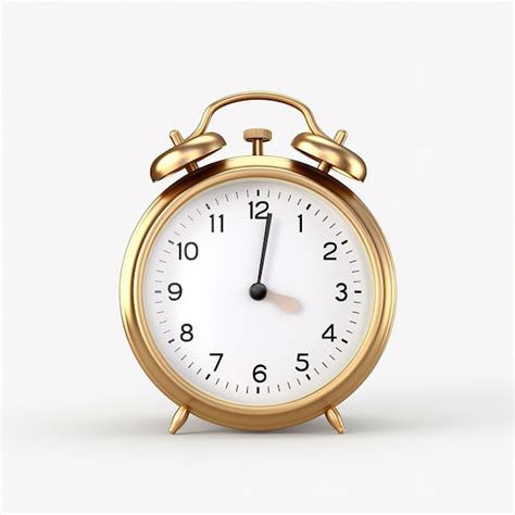 Premium Photo Timer On Isolate White Background Premium Photo Timer On Isolate White Background